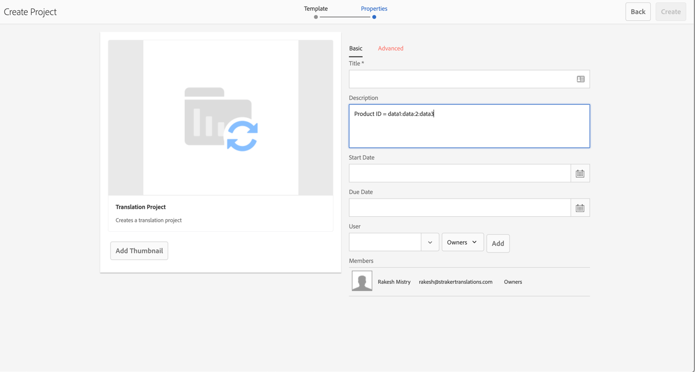 Adding internal reference data