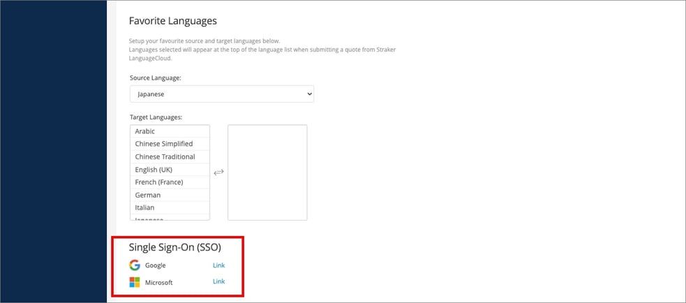 Signing up with Google or Microsoft Single Sign-On (SSO)
